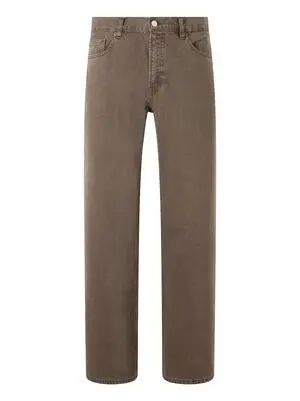 FRAME Relaxed Straight-leg Jeans - Brown