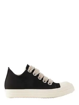 Rick Owens Jumbolace Denim Sneakers - Black