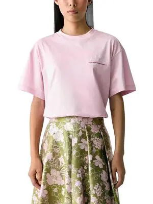 Iceberg Logo Print T-shirt - Pink