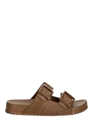 Melissa Cozy Slide M-lover Logo-print Slides Brown