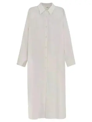 HEVO Arigliano Button-up Dress - White