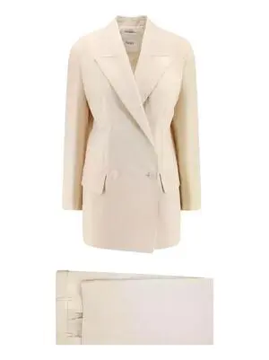 HEVO Rocchetta Double-breasted Suit - Neutrals