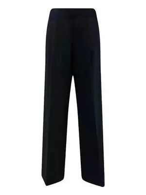 SEMICOUTURE High-waisted Straight-leg Trousers - Blue