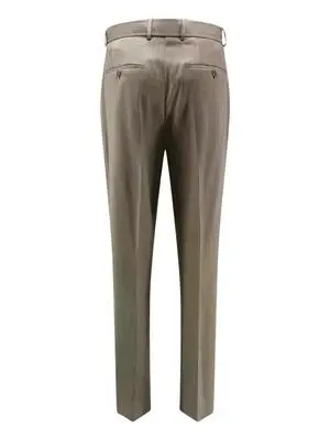 Tagliatore Nevil Belted Pleated Trousers - Neutrals