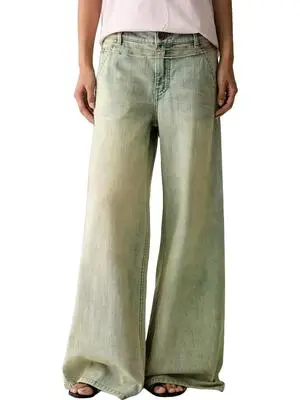 Miss Sixty Beaded-chain Flared Jeans - Blue