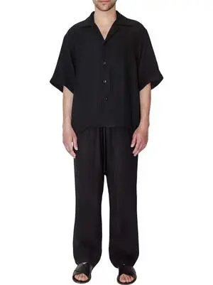 TRIBE AND TRUE Short-sleeve Shirt - Black