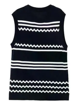 Cynthia Rowley Ziggy Knit Tank Top - Blue