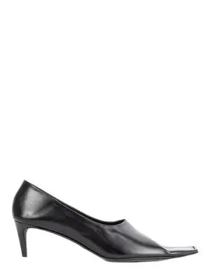Khaite Marlene Square-toe Pumps - Black