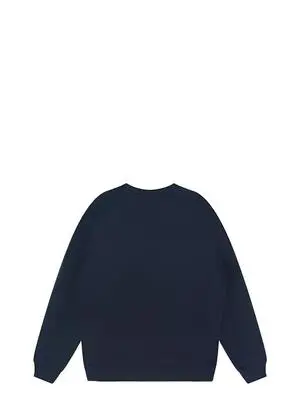 DENIM TEARS 1619 Logo-print Raglan-sleeve Sweatshirt - Blue