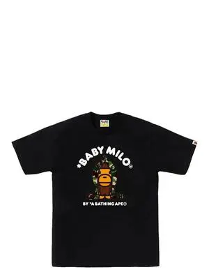 A BATHING APE Abc Camo Baby Milo T-shirt - Black
