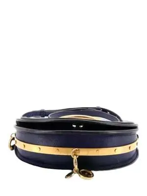 Chloé Nile Leather Mini Crossbody Bag - Blue