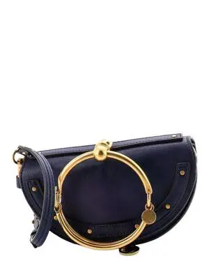 Chloé Nile Leather Mini Crossbody Bag - Blue