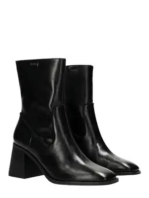 MEXX Square-toe Block-heel Boots - Black