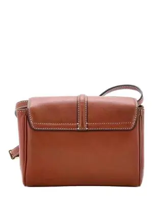 Celine Soft 16 Bag Smooth Calfskin Mini Crossbody Bag - Brown