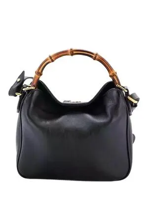 Gucci Diana Nm Bamboo Shoulder Bag - Black