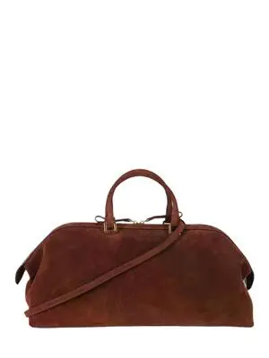 Alberta Ferretti Suede Top-handle Tote Bag - Brown