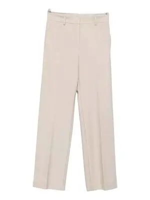 Antonelli Firenze Robinia Pressed-crease Straight-leg Trousers - Neutrals