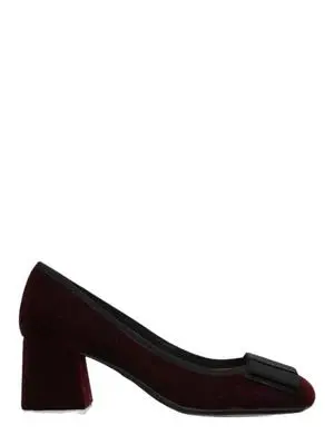 Roberto Festa Ery Bow-detail Block-heel Pumps - Red