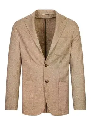 Canali Notch-lapel Single-breasted Blazer - Neutrals