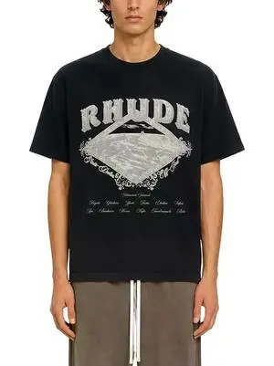 Rhude Graphic-print T-shirt - Black