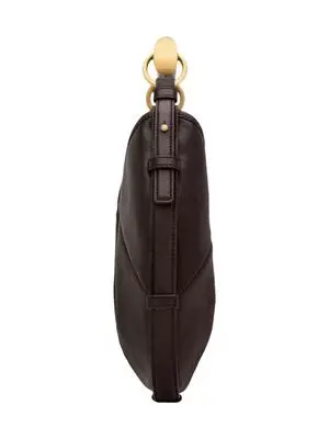Saint Laurent Mombasa Small In Leather - Brown