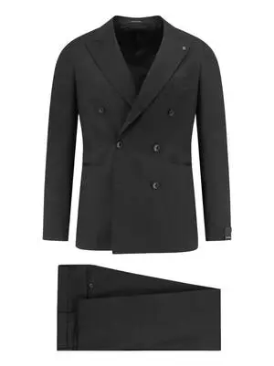 Tagliatore Double-breasted Suit - Black