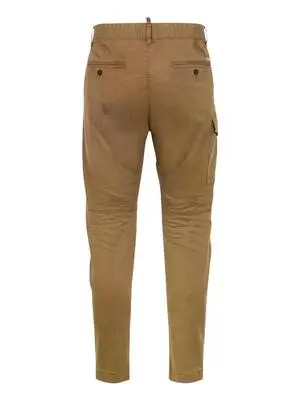 Dsquared2 Button Cargo Pants - Brown