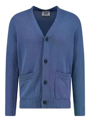 Alpha Studio V-neck Cardigan - Blue