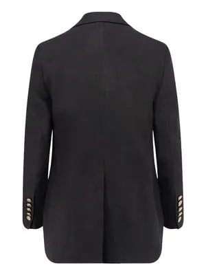 SAULINA Antonia Single-breasted Blazer - Black