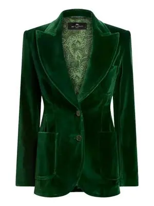 Etro Velvet Jacket - Green