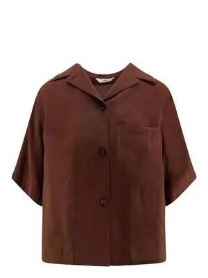 HEVO Novoli Short-sleeve Shirt - Brown