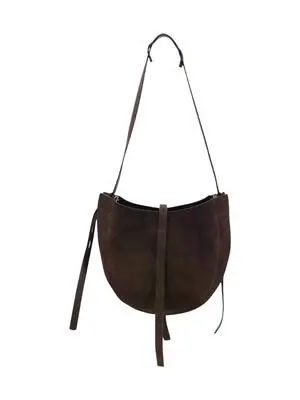 MINOBOSSI Lizzie Suede Shoulder Bag - Brown