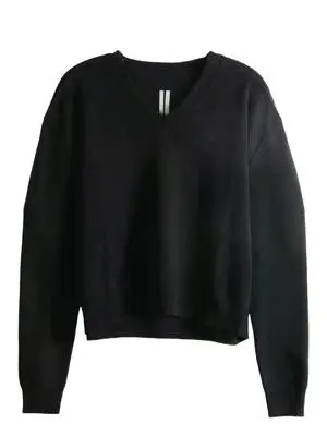 Rick Owens V-neck Sweater - Black