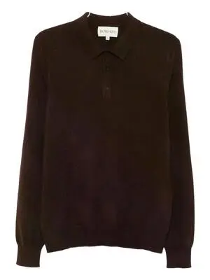 ERIC BOMPARD Long-sleeve Cashmere Polo Shirt