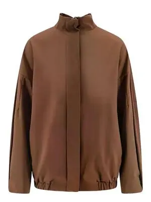 HEVO Porto Selvaggio High-collar Jacket Brown