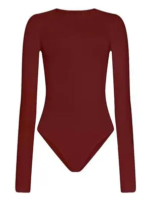 Wolford Shiny Bodysuit - Red