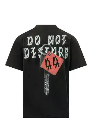 44 LABEL GROUP Graphic-print T-shirt - Black