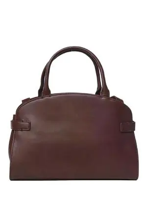 COCCINELLE Leather Tote Bag With Buckle Detail - Brown