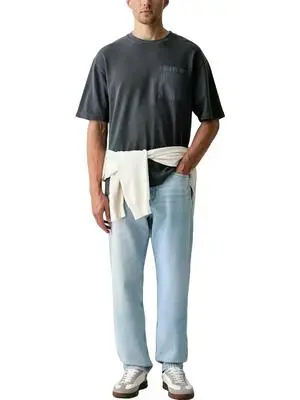 Marc O'polo Chest-pocket Ribbed T-shirt - Grey