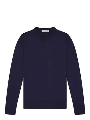 Canali Wool Sweater - Navy