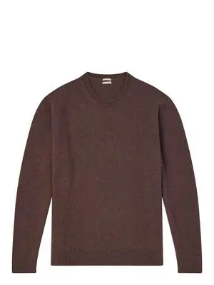 Massimo Alba Ares Cashmere And Alpaca-blend Sweater - Brown