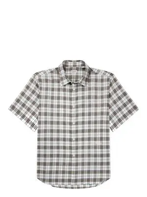 Burberry Radmar Checked Cotton Shirt - Brown