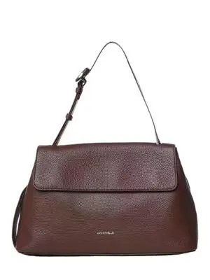COCCINELLE Grainy Leather Shoulder Bag - Brown