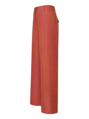 Peserico Wide-leg Tailored Trousers - Red