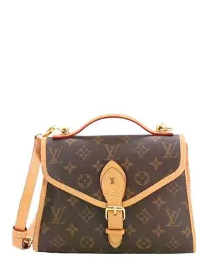 LOUIS VUITTON Ivy Handbag Monogram Canvas Satchel - Brown