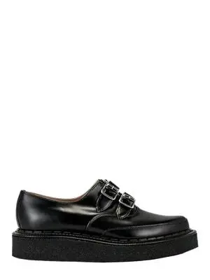 Comme Des Garçons X George Cox Double Strap Monk Shoes - Black
