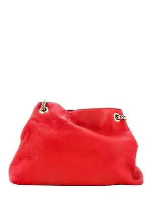 Gucci Soho Chain Strap Leather Medium Shoulder Bag - Red