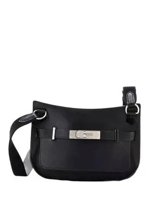 Hermès Jypsiere Bag Evergrain Mini Shoulder Bag Black