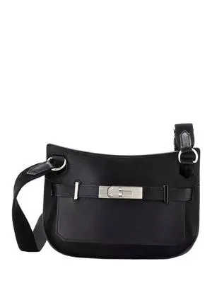 Hermès Jypsiere Bag Evergrain Mini Shoulder Bag - Black
