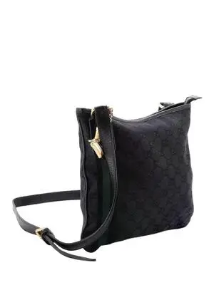 Gucci Gucci Jolicoeur GG Canvas Messenger Bag Black